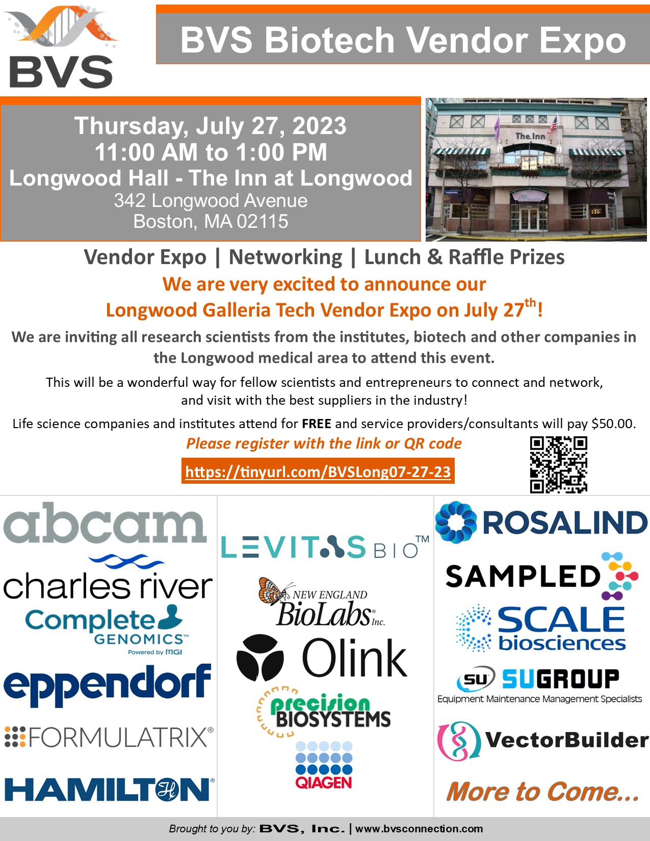 BVS’ Longwood Galleria Tech Vendor Expo at The Inn at Longwood Medical ...