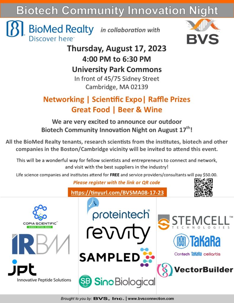 BioMed Realty and BVS’ Biotech Innovation Night in Cambridge - The ...