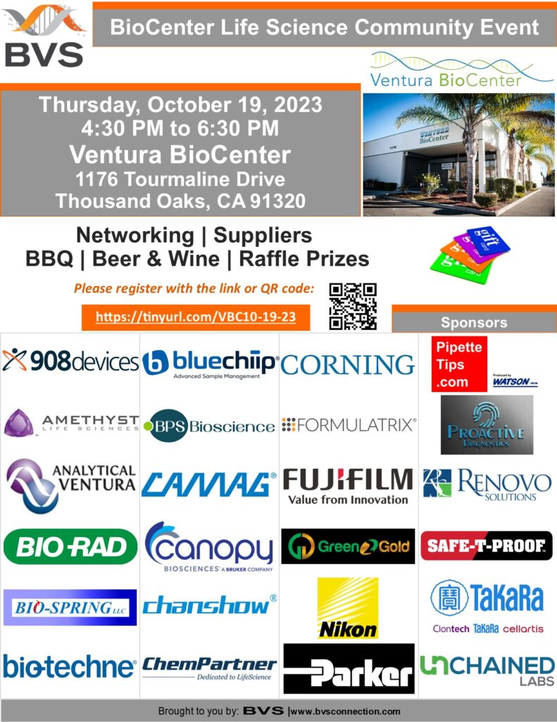 Outdoor Ventura BioCenter Community Life Science Event in Thousand Oaks ...