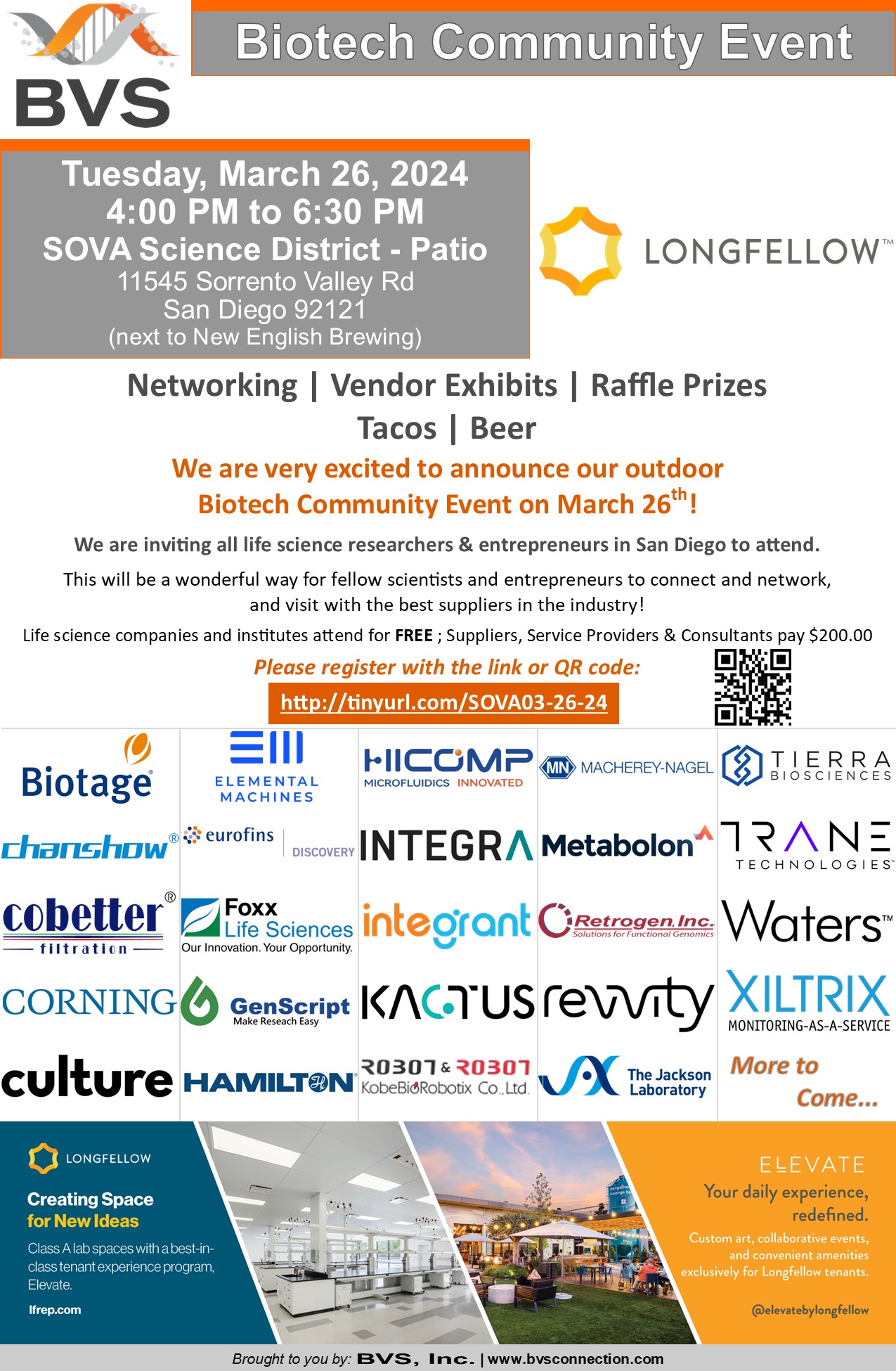 BVS’ Biotech Community Event at SOVA Science District, San Diego - The BioCalendar