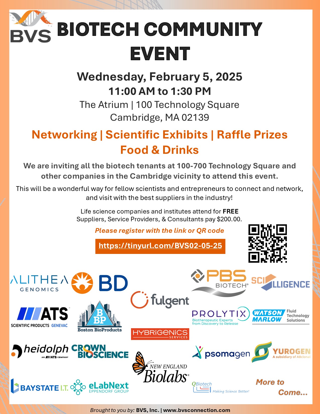 BVS’ Biotech Community Lunch Event at The Atrium, Cambridge - The ...