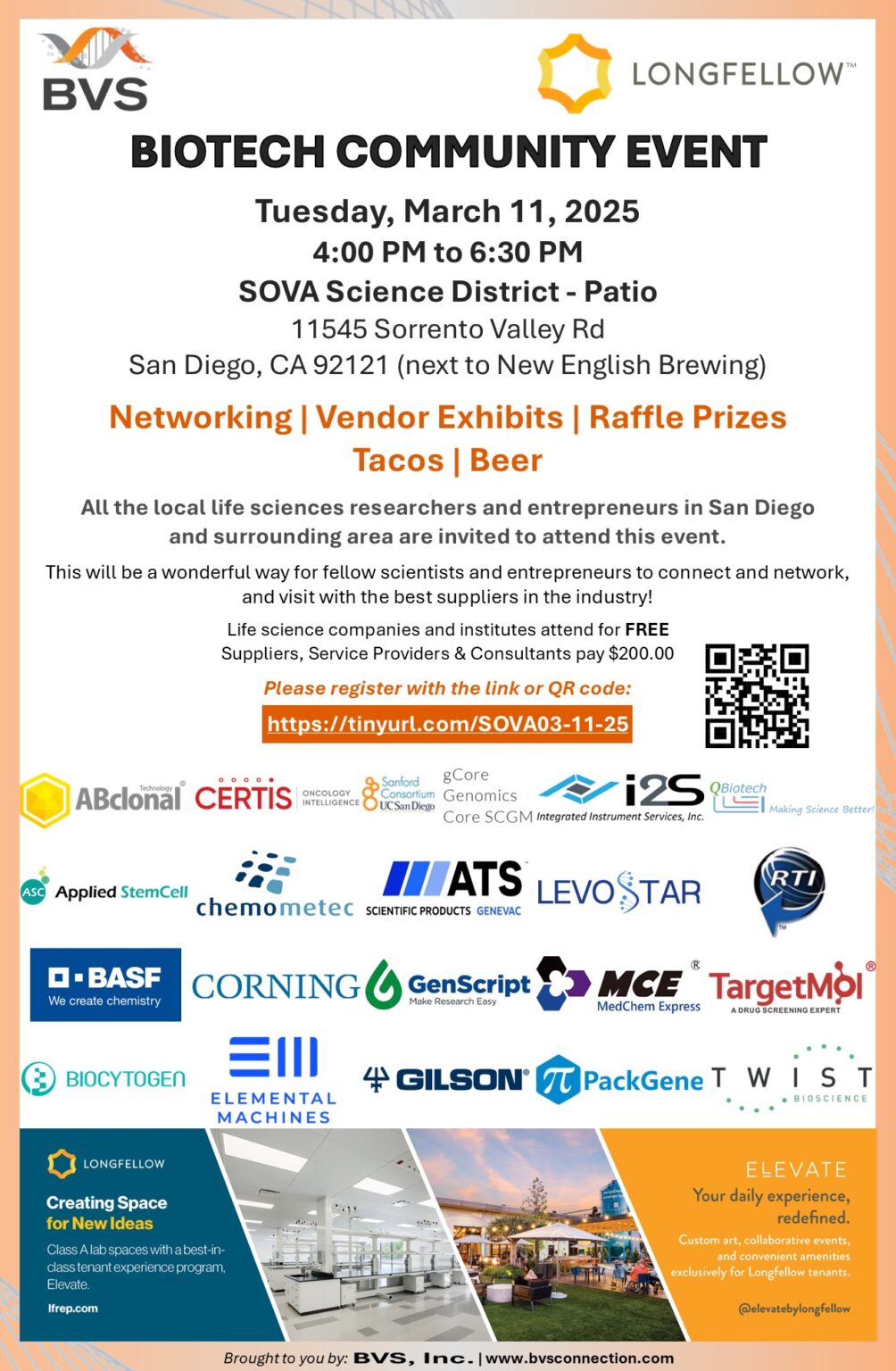 BVS’ Biotech Community Event at SOVA Science District, San Diego - The ...